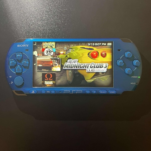 Sony | Video Games & Consoles | Sony Psp Handheld Console Blue | Poshmark